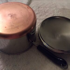 Vintage Revere Ware SS Copper Bottom 3 Qt Saucepan