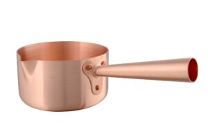 mauviel m'passion copper sugar & caramel sauce pan, 2.6-qt, made in france