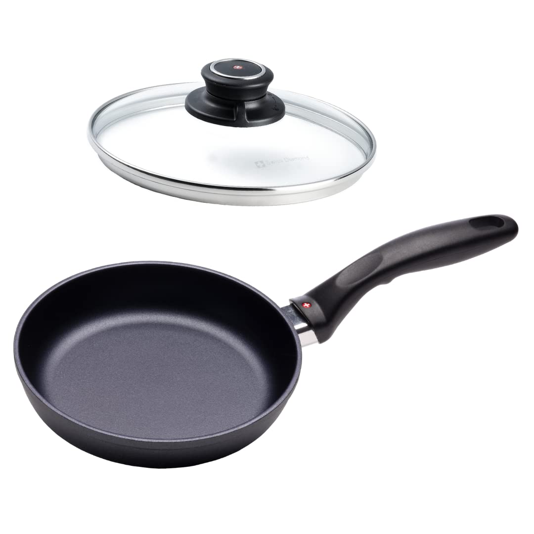 Swiss Diamond 7 Inch Nonstick Frying Pan and Lid