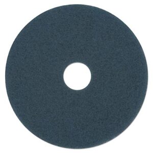 boardwalk bwk4017blu 17 in. diameter scrubbing floor pads - blue (5/carton)