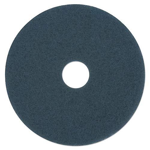 Boardwalk BWK4017BLU 17 in. Diameter Scrubbing Floor Pads - Blue (5/Carton)