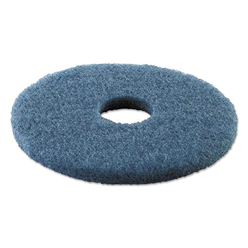 Boardwalk BWK4017BLU 17 in. Diameter Scrubbing Floor Pads - Blue (5/Carton)