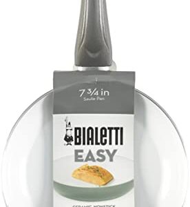 Bialetti 07226 Aeternum Easy Fry Pan, 7.75-inch, Silver