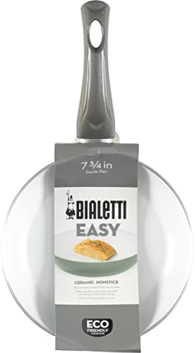 Bialetti 07226 Aeternum Easy Fry Pan, 7.75-inch, Silver