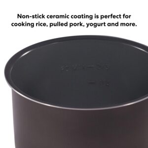 Instant Pot Ceramic Inner Cooking Pot 8-Qt and Instant Pot Silicone Lid, 10.23-In, 8-Qt Pot Lid