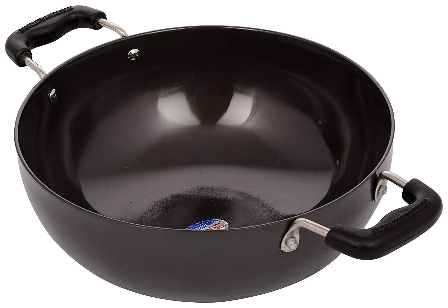 Satre Online and Marketing Hindalco Aluminium Kadai,Cookware Pan Size No-12, 3 mm,Aluminium Kadai,Kadhai Pan,Frying Pan