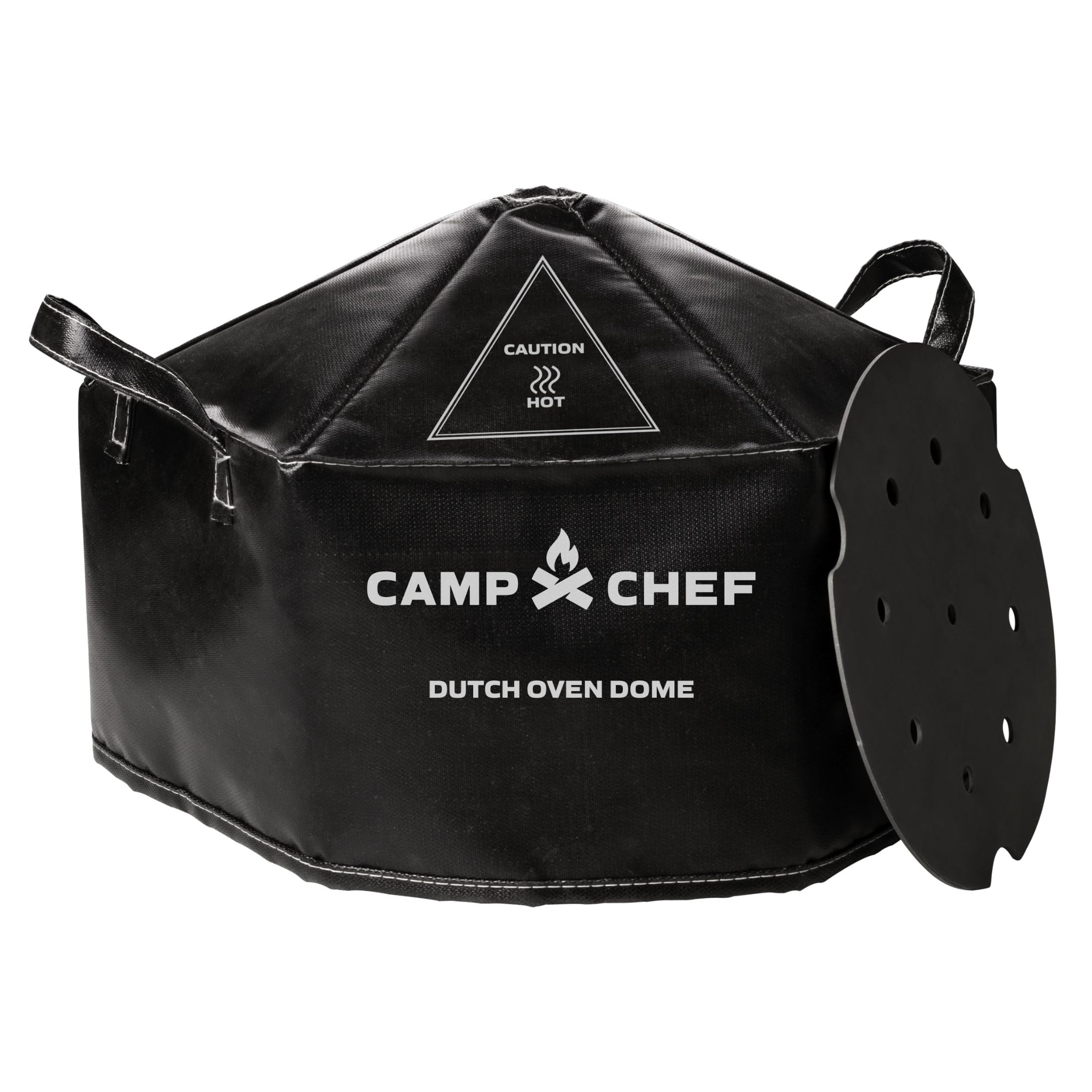 Camp Chef Black Dutch Oven Dome & Heat Diffuser Plate - Outdoor Cooking Equipment for Household Essentials & Camping Accessories