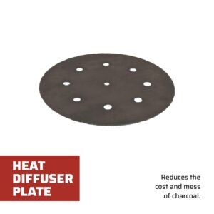 Camp Chef Black Dutch Oven Dome & Heat Diffuser Plate - Outdoor Cooking Equipment for Household Essentials & Camping Accessories