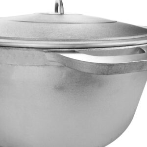 Uniware 9900 Super Quality Aluminum Caldero,Dutch Oven,33.8 QT,Silver (46cm (18-Inch))