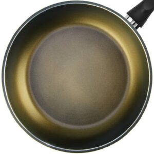 techef - color pan 12" frying pan, coated with new safe teflon select - color collection/non-stick coating (pfoa free) (spicy olive)