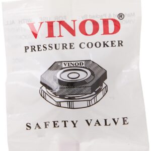 Vinod Pressure Cooker Safety Valve, Small, Aluminum Color