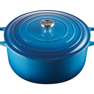 Le Creuset Enameled Cast Iron Signature Round Dutch Oven, 13.25 qt., Marseille