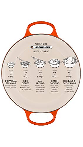 Le Creuset Enameled Cast Iron Signature Round Dutch Oven, 13.25 qt., Marseille