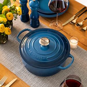 Le Creuset Enameled Cast Iron Signature Round Dutch Oven, 13.25 qt., Marseille