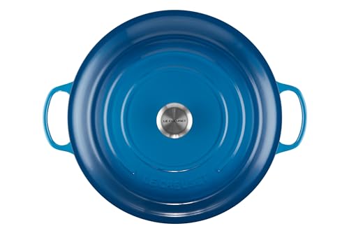 Le Creuset Enameled Cast Iron Signature Round Dutch Oven, 13.25 qt., Marseille