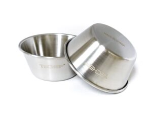 techef grease cup/sauce cup for stovetop korean bbq grill pan (2 pcs)