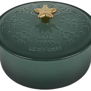 Le Creuset Noël Collection Enameled Cast Iron Holiday Tree Round Dutch Oven, 4.5 qt., Artichaut