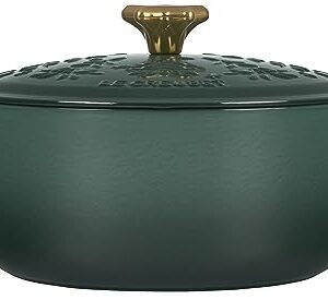 Le Creuset Noël Collection Enameled Cast Iron Holiday Tree Round Dutch Oven, 4.5 qt., Artichaut