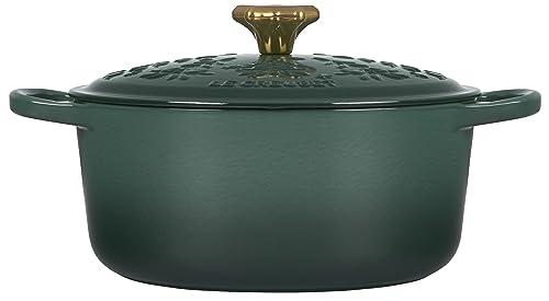 Le Creuset Noël Collection Enameled Cast Iron Holiday Tree Round Dutch Oven, 4.5 qt., Artichaut