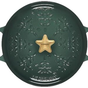 Le Creuset Noël Collection Enameled Cast Iron Holiday Tree Round Dutch Oven, 4.5 qt., Artichaut