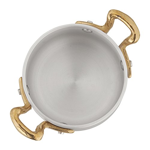 Ballarini ServInTavola 4.3-inch Mini Dutch Oven, Made in Italy,Silver