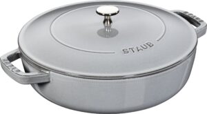 staub 12612418 – bräter chistera 24 cm grau induktionsgeeignet 40511 – 471 – 0 (h. nr.)