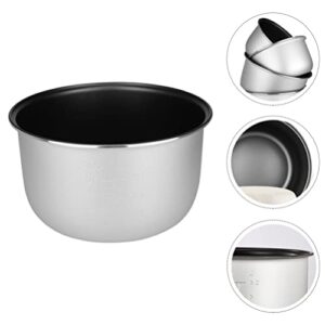 Cabilock 5L Household Rice Cooker Inner Pot Replacement Insert Liner Non- Stick Rice Electric Cooker Pot Accessories Electric Cooker Accessory