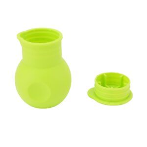 2PCS Silicone Chocolate Melting Pot, Silicone Chocolate Melter in Microwave Melting Chocolate for Molds Microwave Butter Melter for Candy Sauce Chocolate Baking Pouring Tool, Red and Green