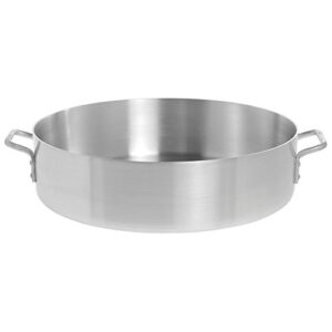 HUBERT Brazier Pan 28 Quart Aluminum - 20 1/8 Dia x 5 1/2 D