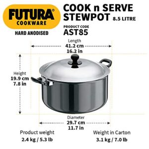 Hawkins/Futura Stewpot, 8.5 LITER, Gray