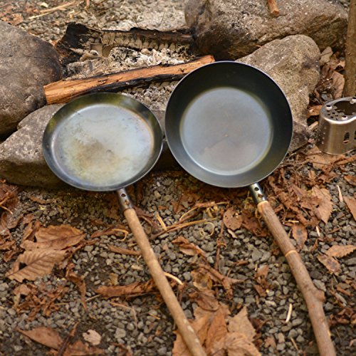 Bush Craft 10-03-orig-0006 Bonfire Frying Pan, Deep