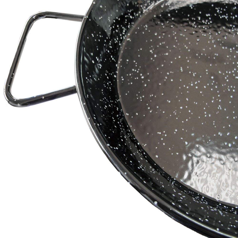 Garcima 13-Inch Enameled Steel Paella Pan, 32cm