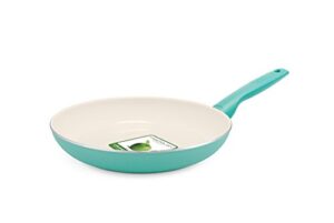 greenpan rio 12" ceramic non-stick open frypan, turquoise -