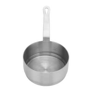 2pcs Stainless Steel Mini Sauce Pan, Cooking Sauce Cup with Handle Sauce Cooking Pot for Home Restaurant Grocery Store Banquet Outdoor Picnic