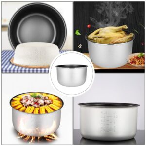 Rice Cooker Inner Pot Replacement Cooking Pot Insert Liner Nonstick Rice Cooking Container Pan Interior Tank for Rice Maker Accessories