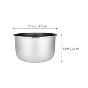 Rice Cooker Inner Pot Replacement Cooking Pot Insert Liner Nonstick Rice Cooking Container Pan Interior Tank for Rice Maker Accessories