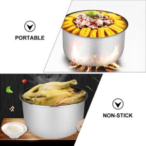 Rice Cooker Inner Pot Replacement Cooking Pot Insert Liner Nonstick Rice Cooking Container Pan Interior Tank for Rice Maker Accessories