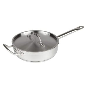 update international ssau-7 saute fry pan, 7 quarts, silver