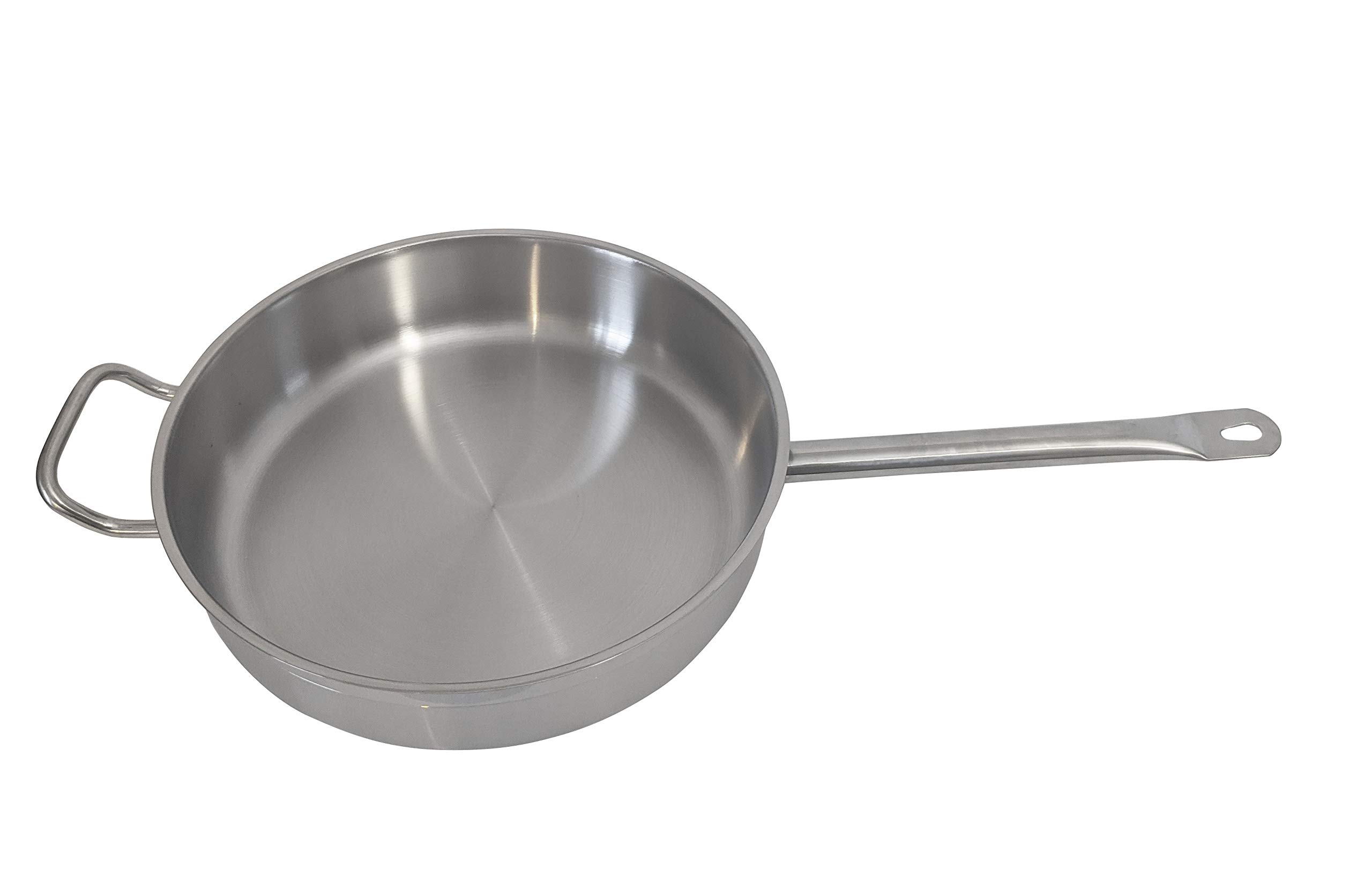 Update International SSAU-7 Saute Fry Pan, 7 quarts, Silver