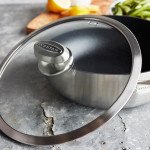 Scanpan CS+ Deep Sauté Pan with Lid, 4 qt, Silver