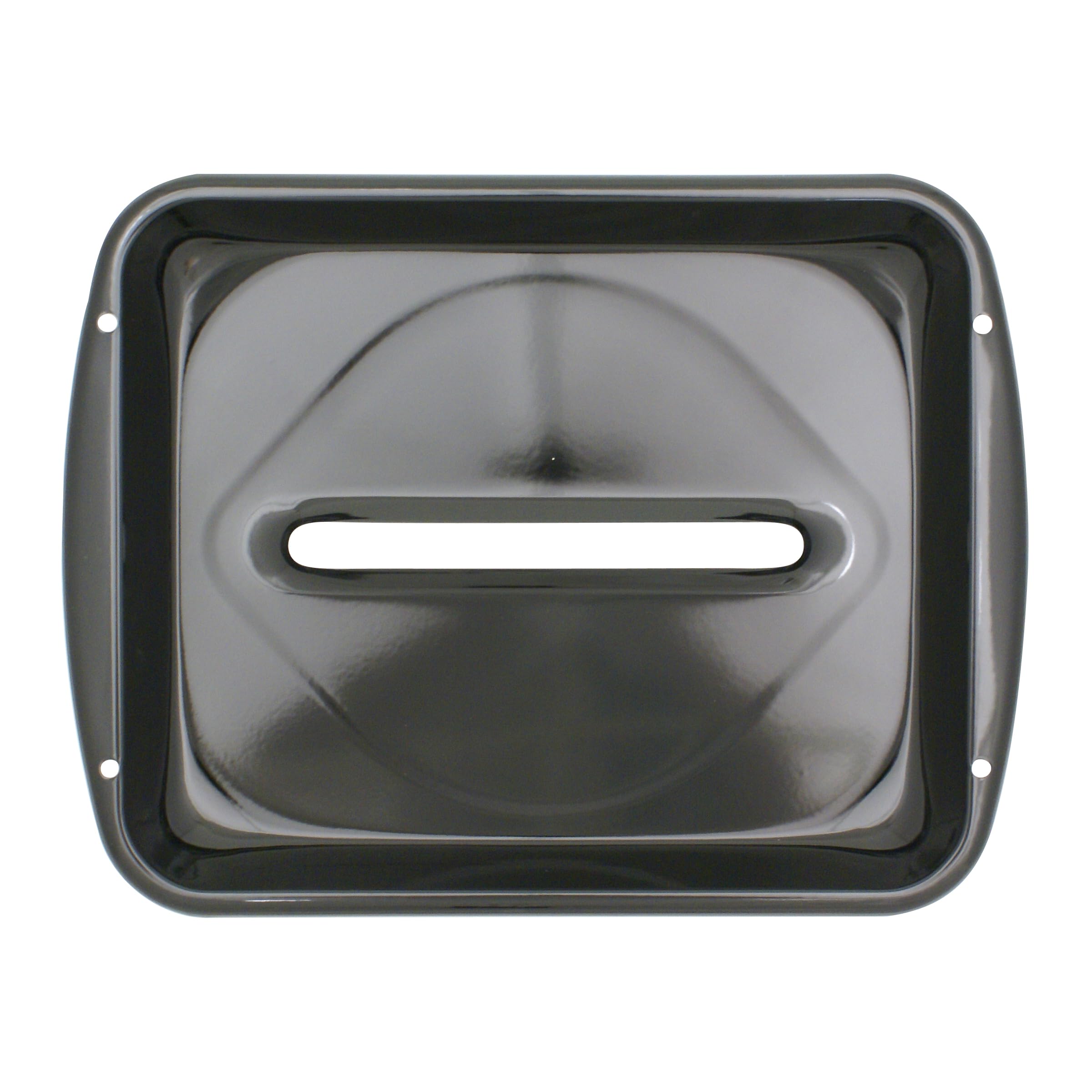 Range Kleen 2 Piece Heavy Duty Porcelain Full Size Convection Broiler Pan 16 by 12.75 by 1.74 Inches