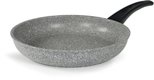 flonal dura induction frying pan stone effect aluminum, 11.08-inches, clear