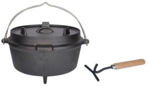 esschert design dutch oven, 12", black