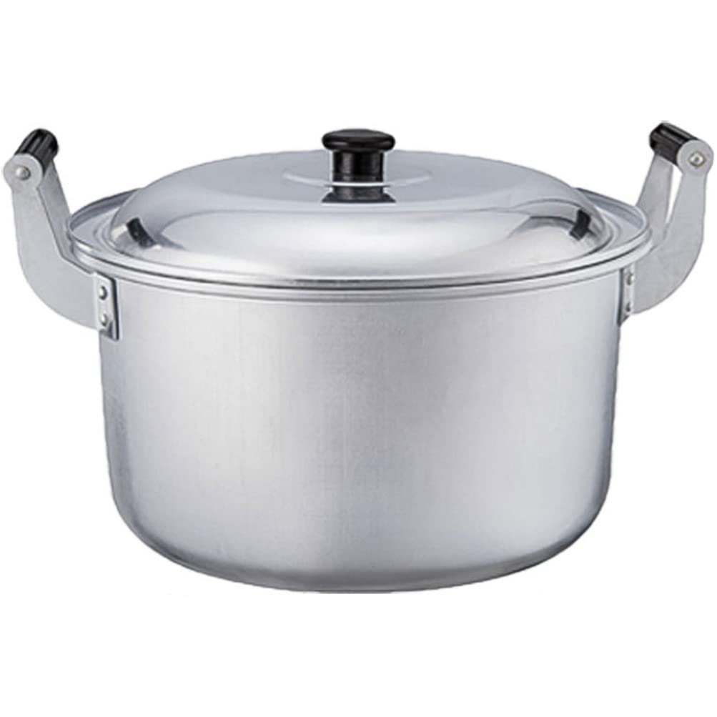 Hemoton Water Bath Canner Soup Pot Traditional Stock Pot Thick Soup Pot Double Handle Cooking Pot Boiling Water Pot with Lid Stainless Steel Cookware