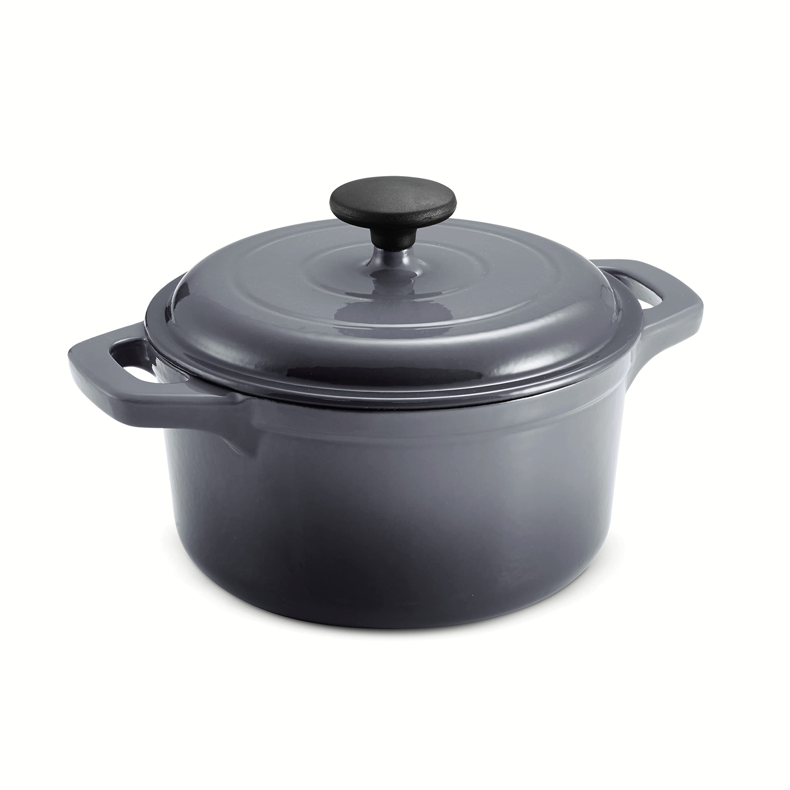 Tramontina Enameled Cast-Iron Dutch Oven 3.5 Qt (Gray), 80131/638DS