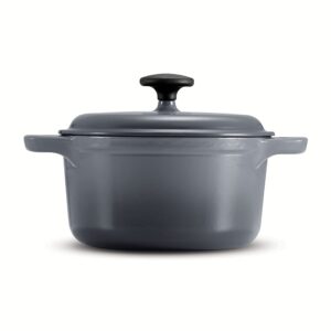 Tramontina Enameled Cast-Iron Dutch Oven 3.5 Qt (Gray), 80131/638DS