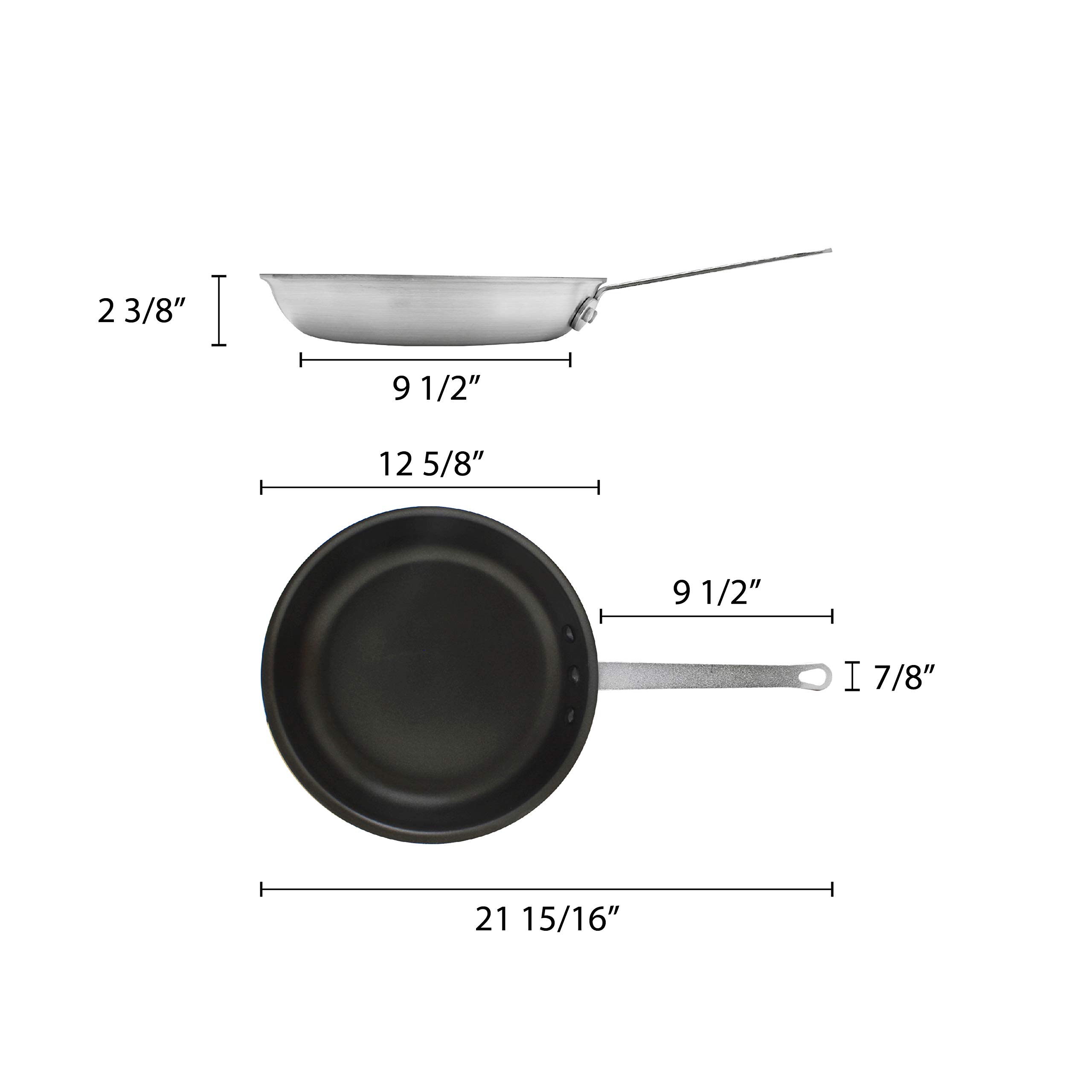 Thunder Group 12 Inch Aluminum Nonstick Fry Pan