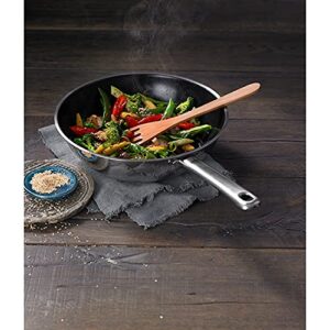 Silit Wuhan original Wok pan, Large, Silver