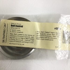 The Pampered Chef Stainless Steel Boil Control #2520