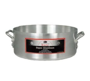 winco axbz-18 18 qt aluminum brazier - brazier pans-axbz-18